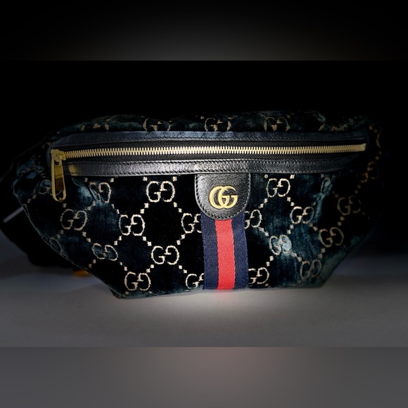 Gucci | Bags | Gucci Gg Velevt Fanny Pack | Poshmark